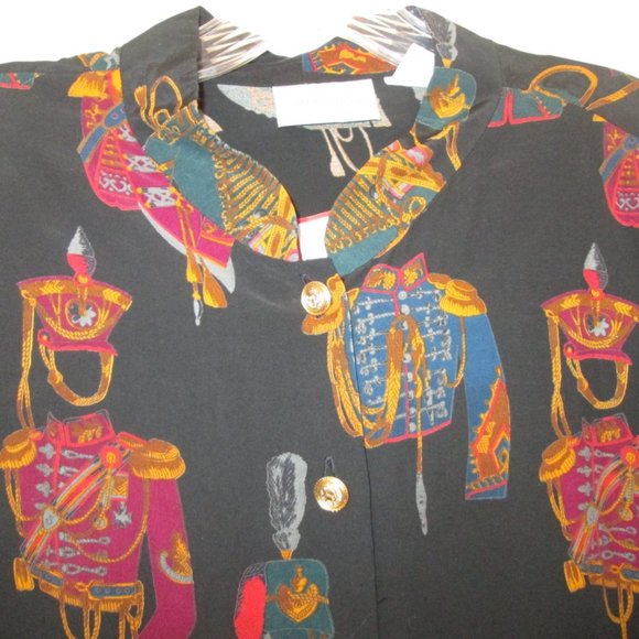 Liz Claiborne | Tops | Plus Size Liz Claiborne Black Zouaves Shirt 6 2x ...